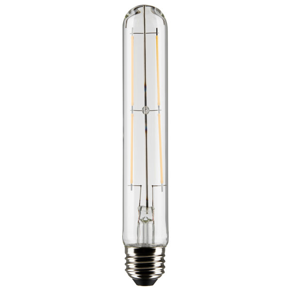 Satco Lighting 8 Watt Vintage Edison Dimmable T9 Medium (E26) LED Bulb 7" Length - 800 Lumens ...